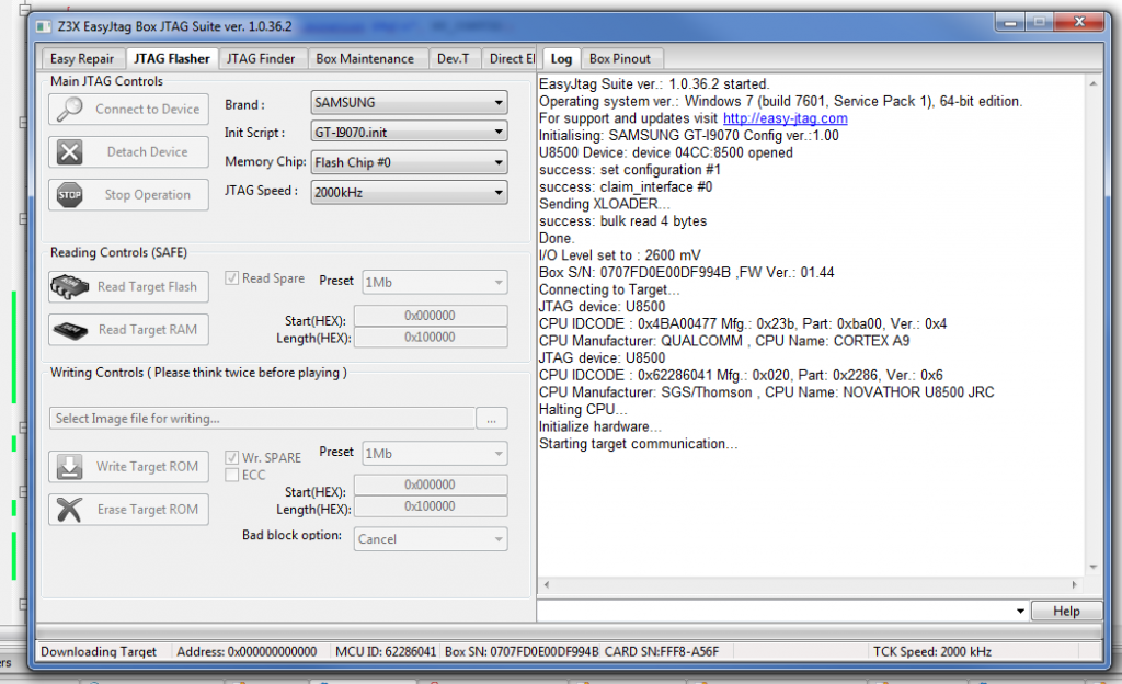 some_nightly_build_shot | EasyJtag – Fastest Memory Programmer in the word!