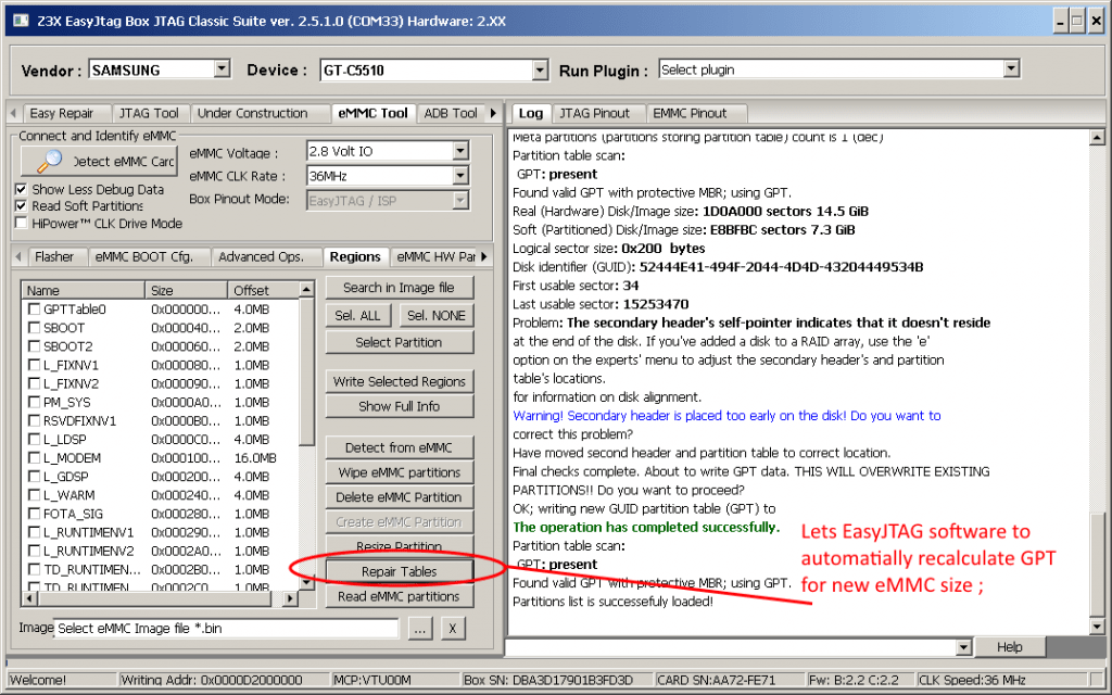 2nd stage | EasyJtag – Fastest Memory Programmer in the word!