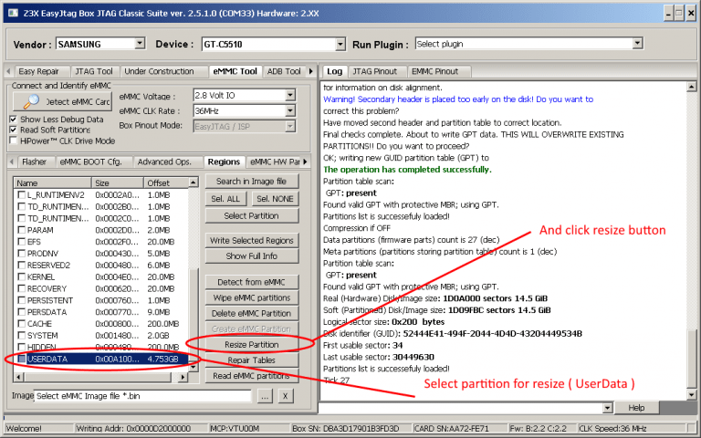 Guide for resizing GPT partitions | EasyJtag – Fastest Memory ...
